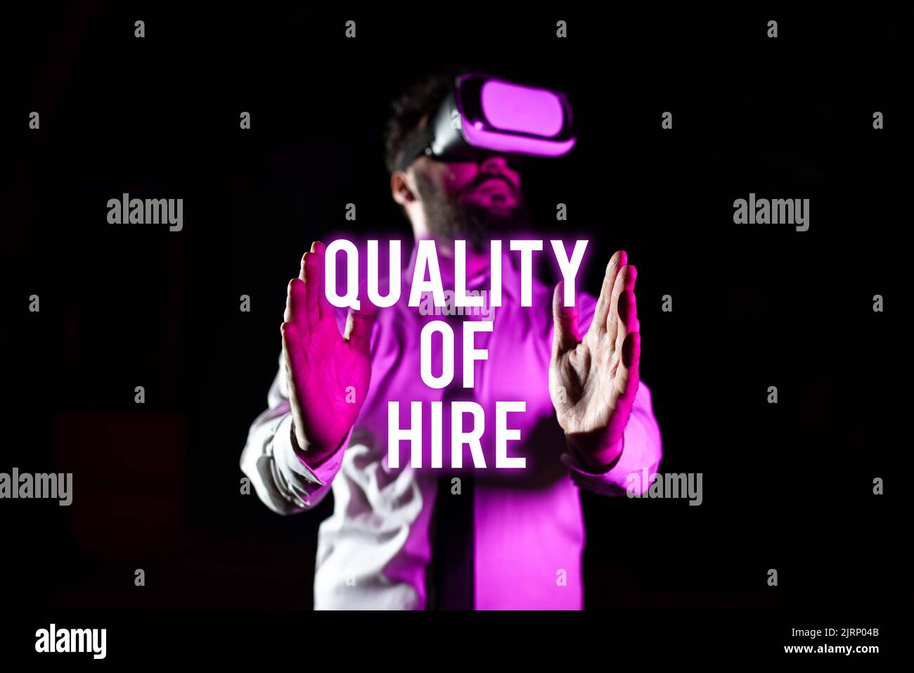 Text caption presenting Quality Of Hire. Internet Concept Good ... Text caption presenting Quality Of Hire. Internet Concept Good ...
