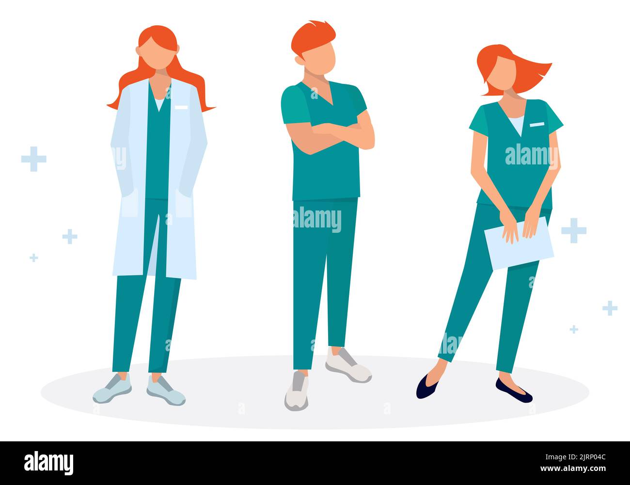 cartoon paramedics collection and medical doctors and vector people ...