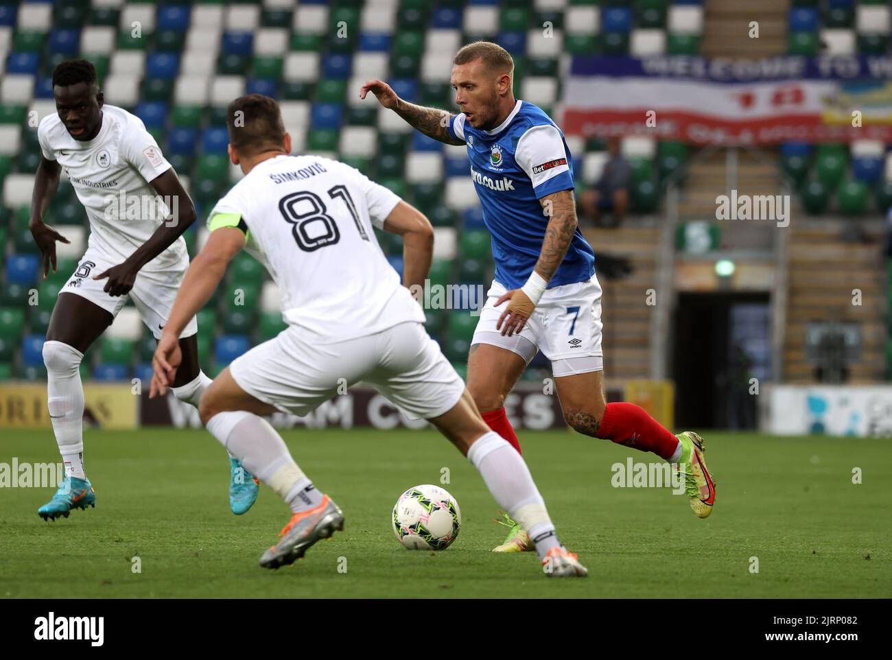 Kirk millar linfield 2022 hi-res stock photography and images - Alamy