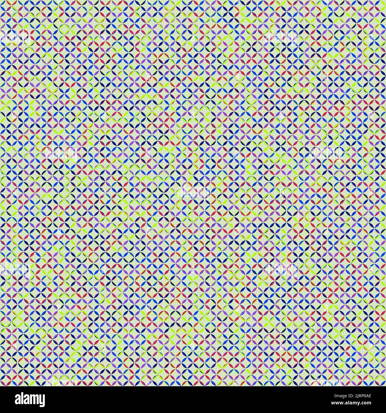 Colorised Rhombuses tiles tessellation pattern illustration Stock ...