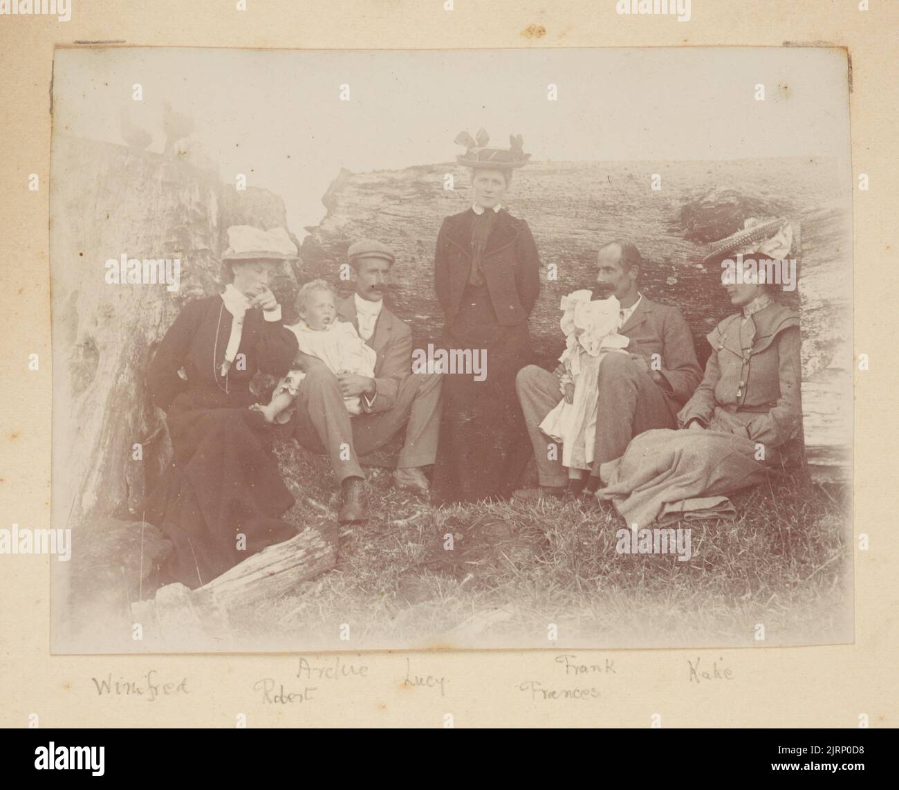 Winifred, Robert, Archie, Lucy, Hugh, Frances, Katie. From the album ...