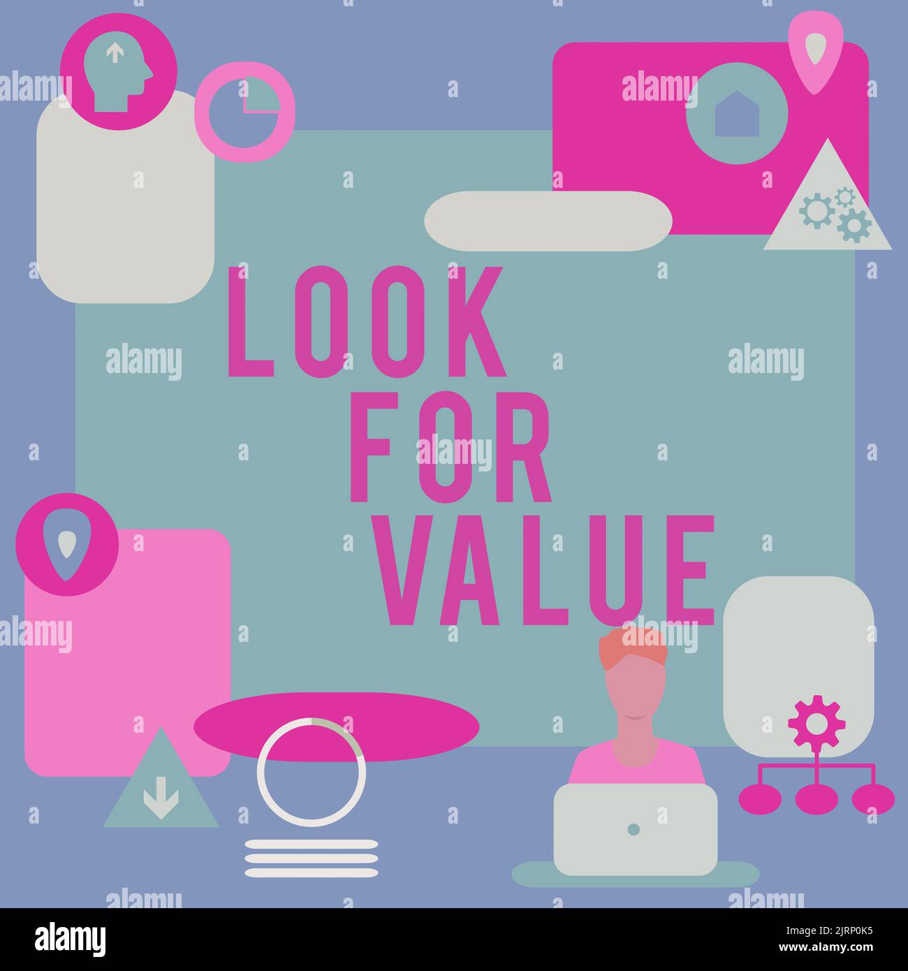 Inspiration showing sign Look For Value. Word Written on Seeking ...