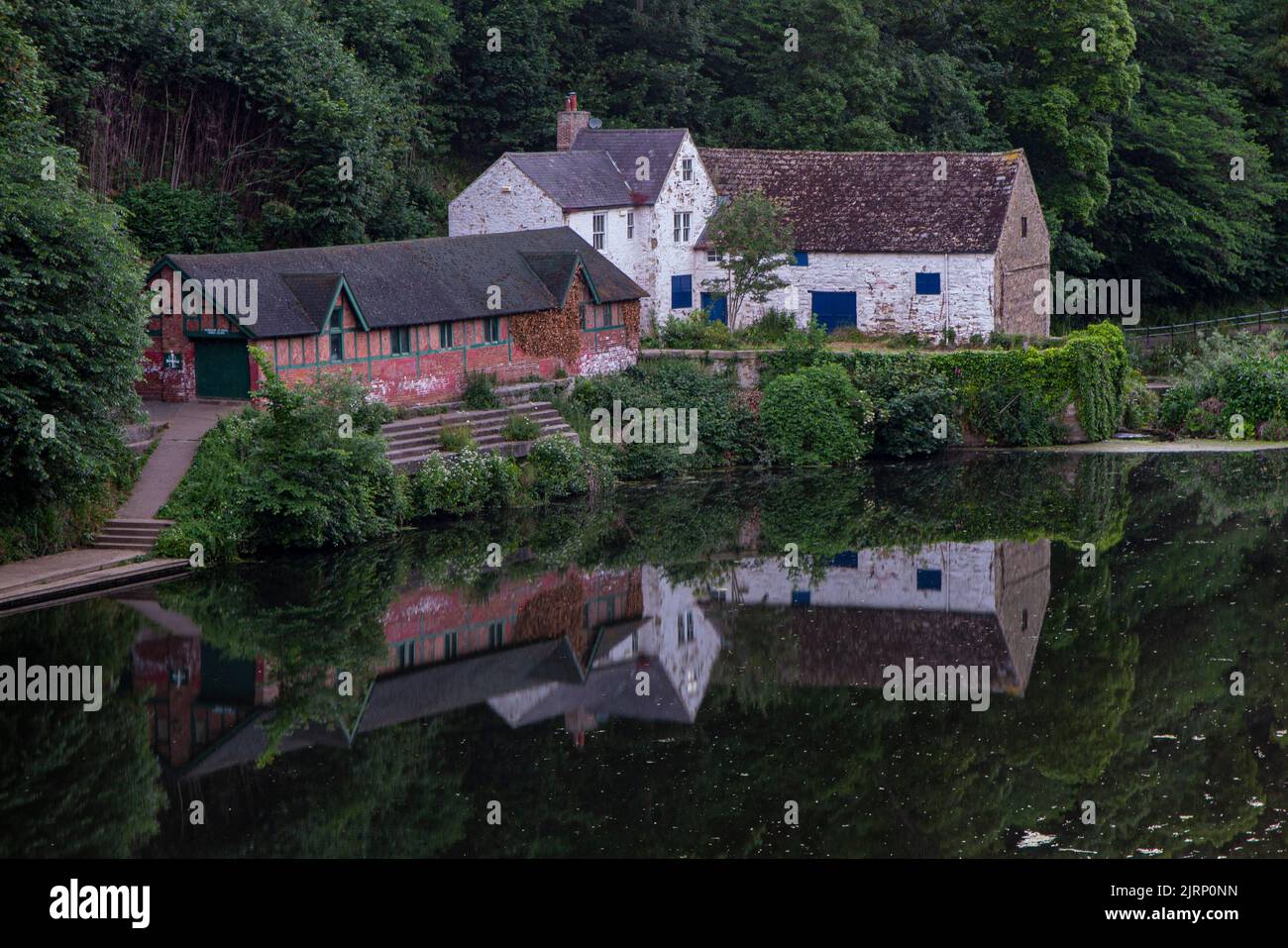 The Old Mill in the City of Durham on the banks of the River Wear ...