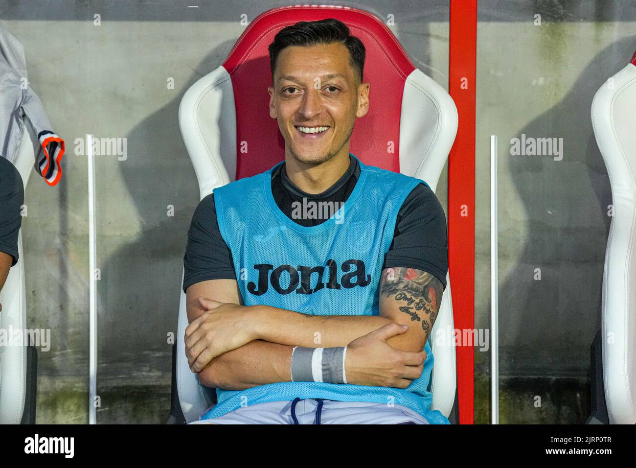 ANTWERP, BELGIUM - AUGUST 25: Mesut Ozil of Basaksehir during the UEFA ...