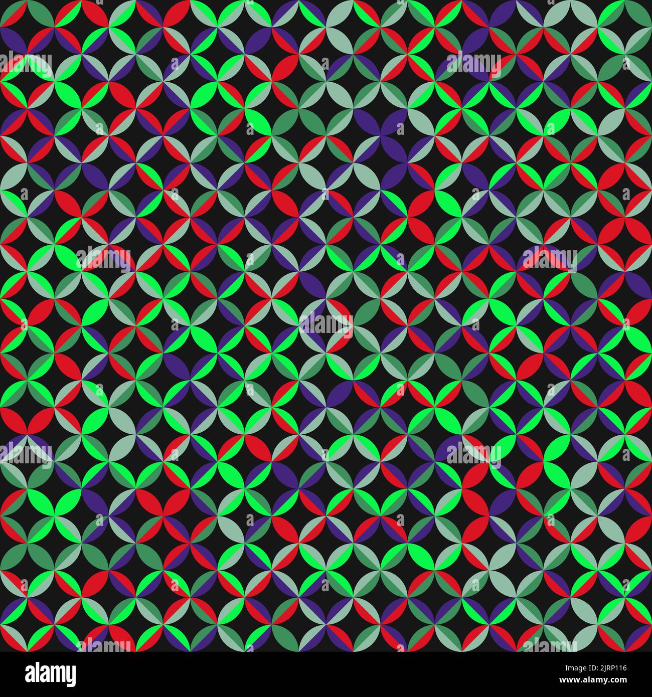 Colorised Rhombuses tiles tessellation pattern illustration Stock ...