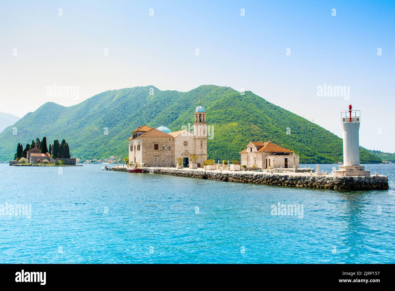 Perast, Montenegro - June 28, 2022: Sunset landscape of the Bay of ...
