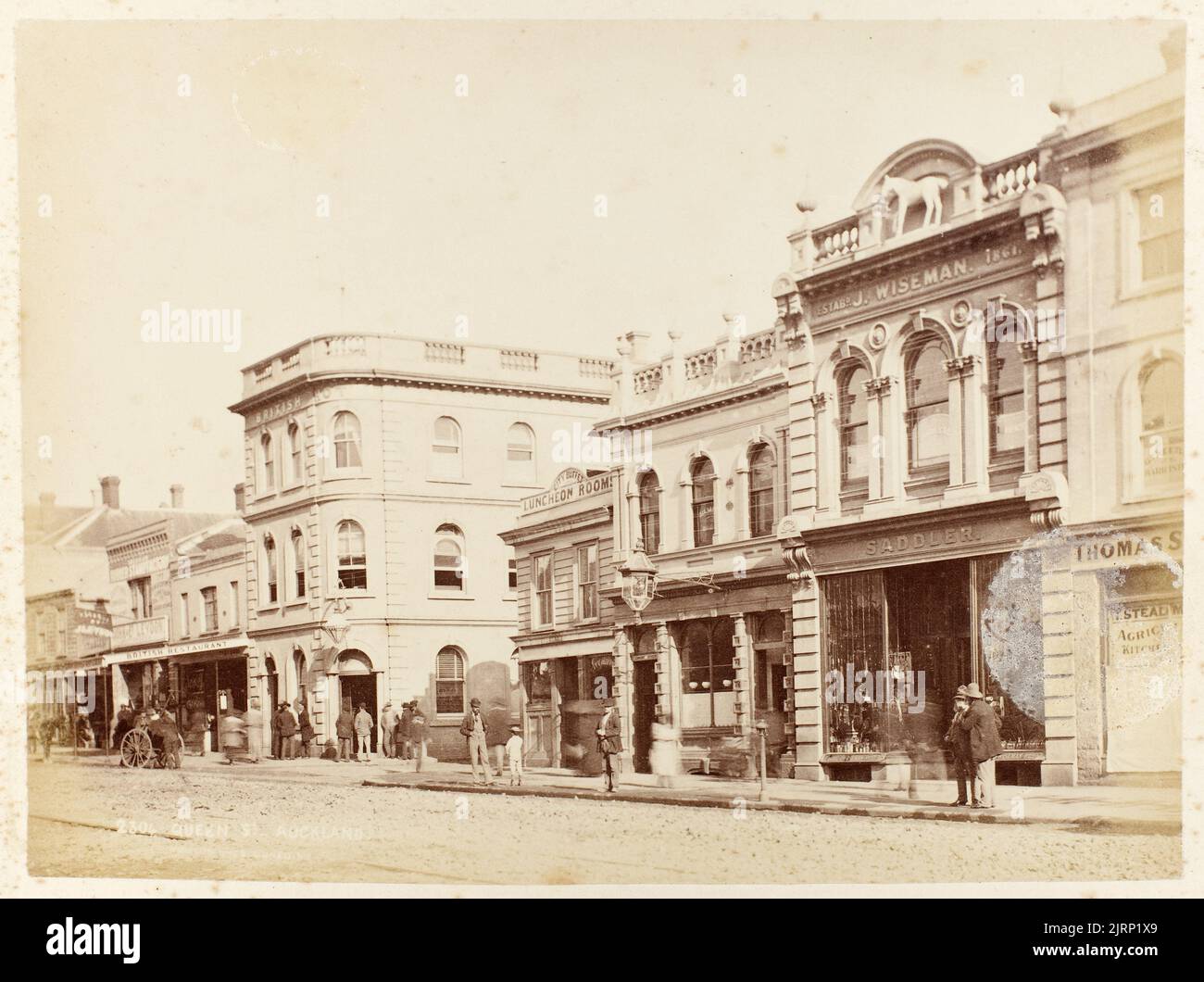 Queen Street, Auckland. From the album: Views of New Zealand Scenery ...