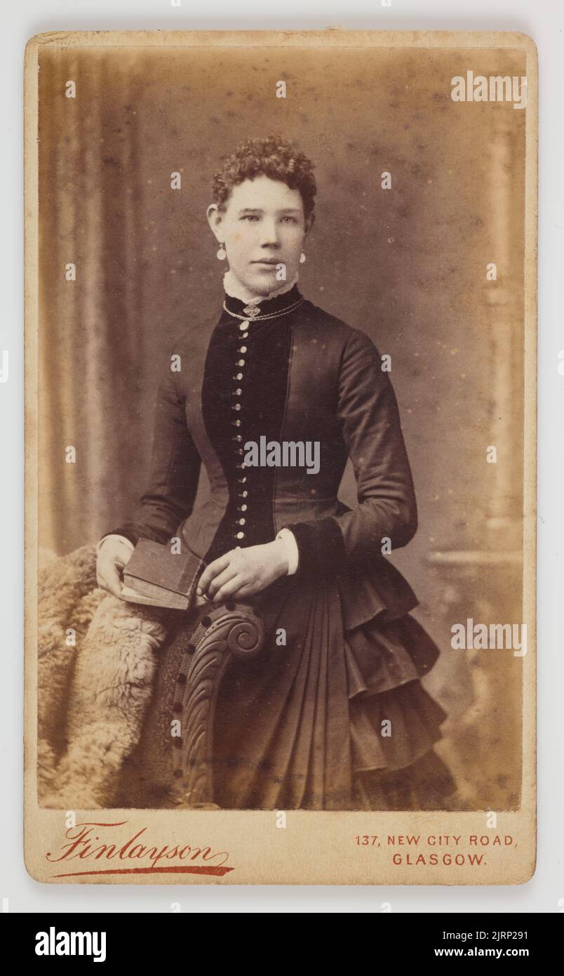 Young woman. From the album: McDonald family carte-de-visite album ...