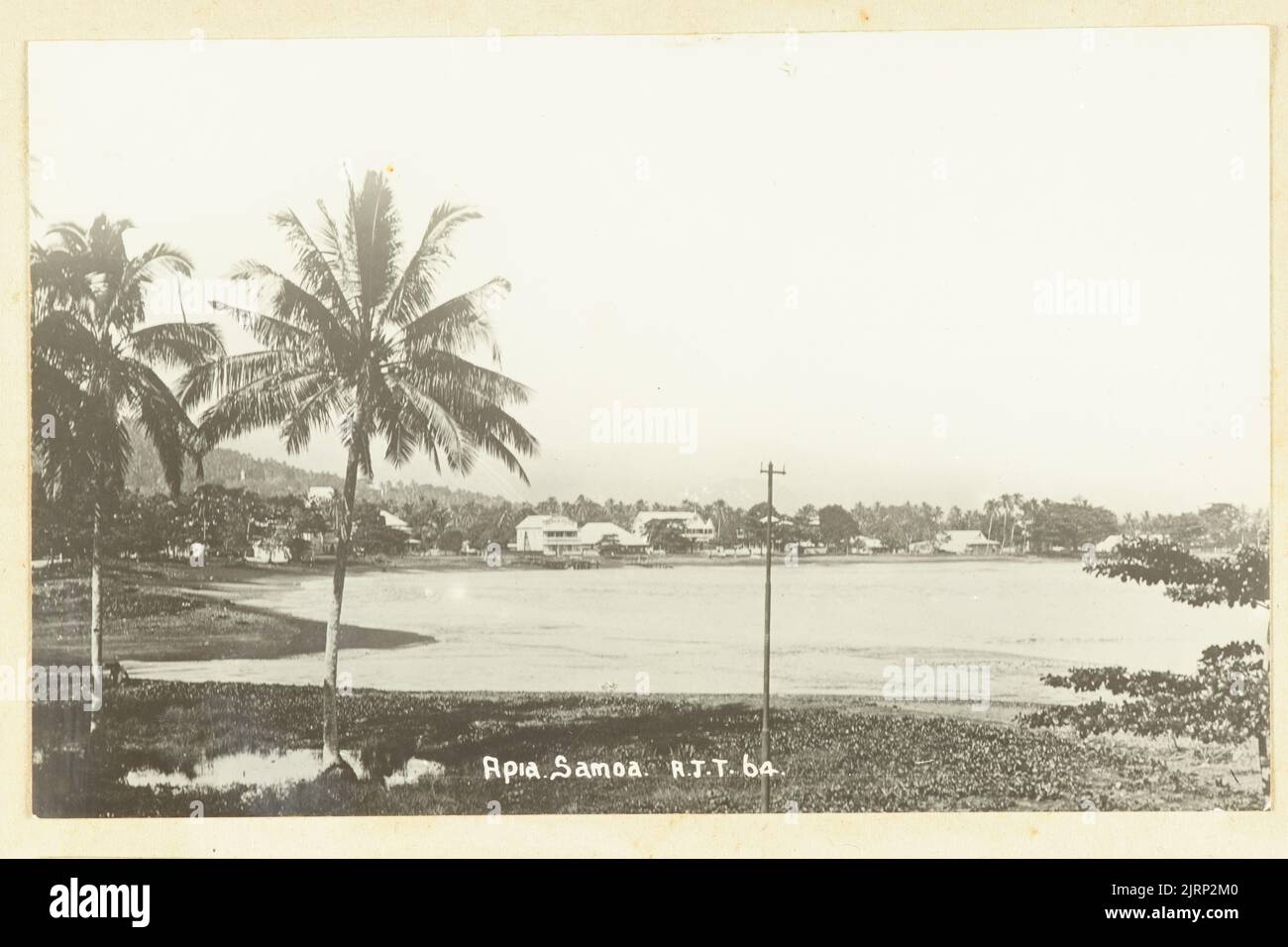 Apia, Samoa. From the album: Skerman family album, circa 1916, by Alfred James Tattersall Stock ...