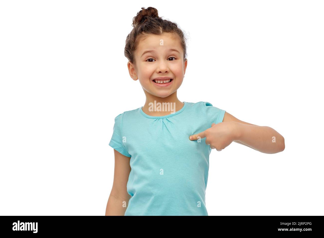 happy smiling girl pointing finger to herself Stock Photo - Alamy happy smiling girl pointing finger to herself Stock Photo - Alamy