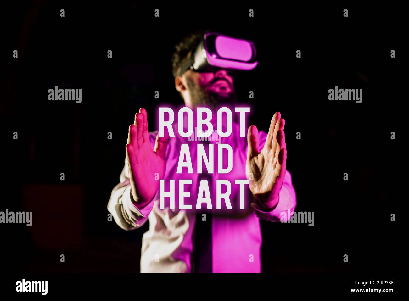 Text sign showing Robot And Heart. Conceptual photo Sensitivity and ... Text sign showing Robot And Heart. Conceptual photo Sensitivity and ...