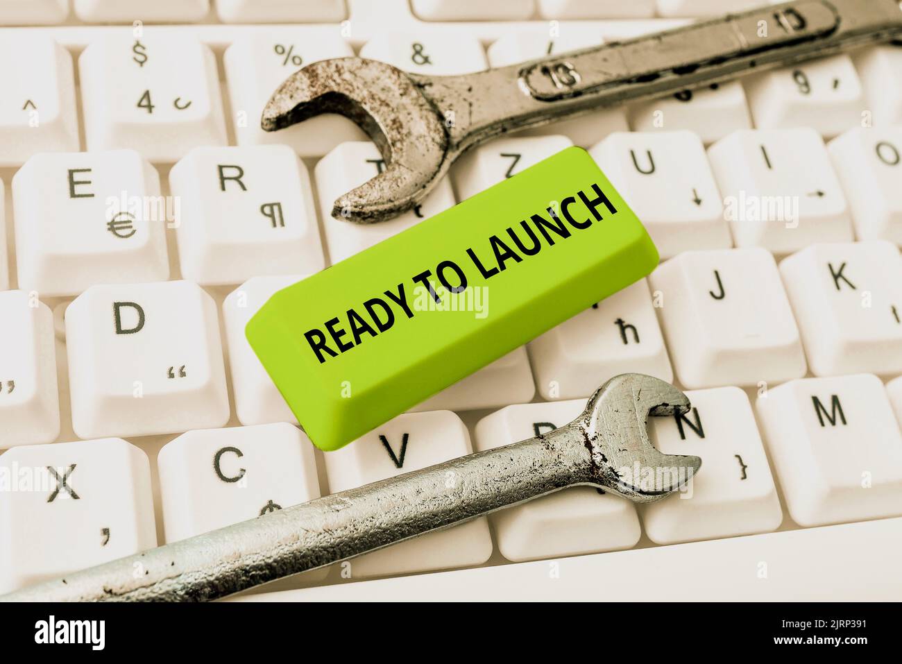 Handwriting text Ready To Launch. Business approach Prepared to start ...