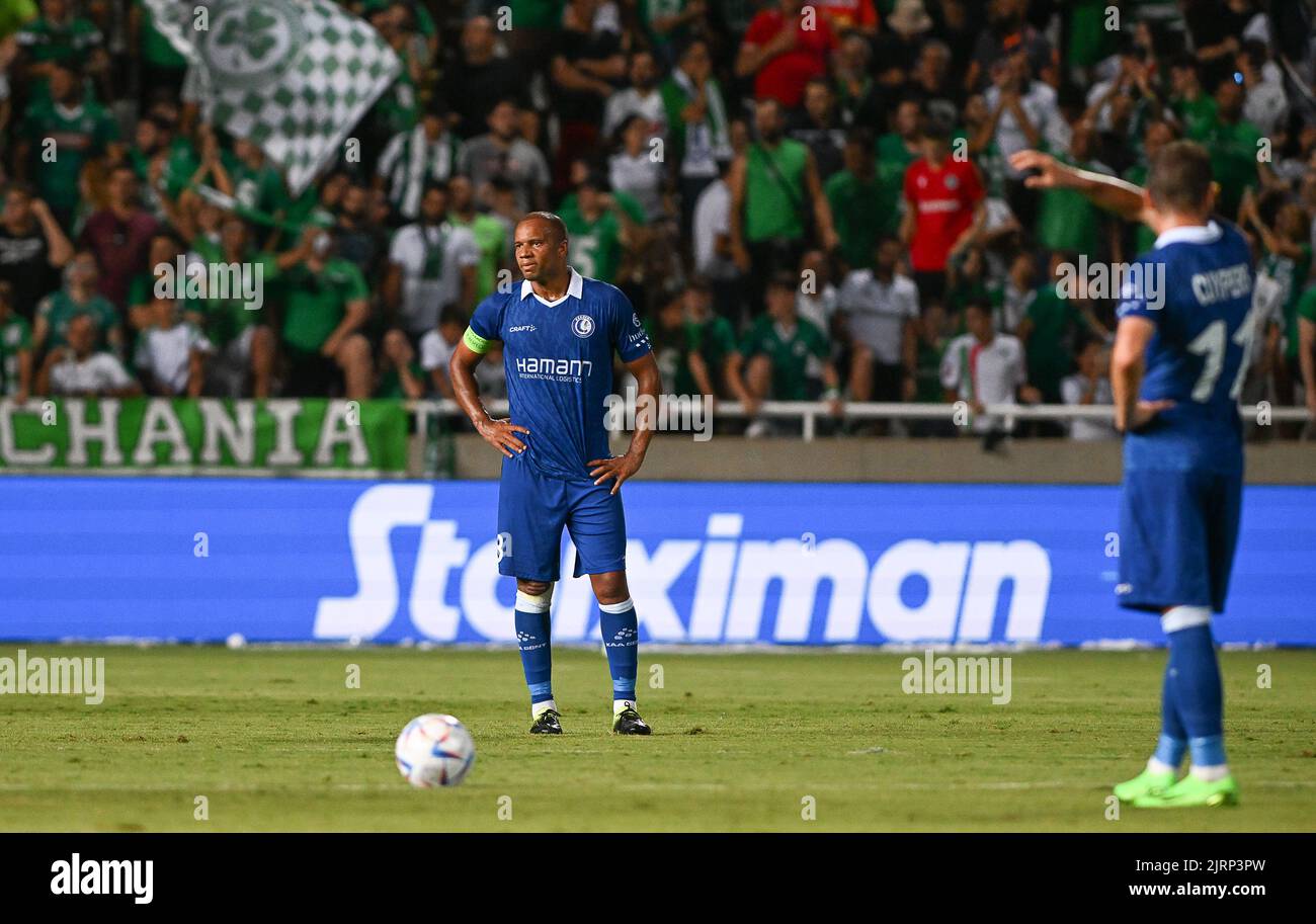 Gent's Vadis Odjidja-Ofoe looks dejected during a soccer game between ...