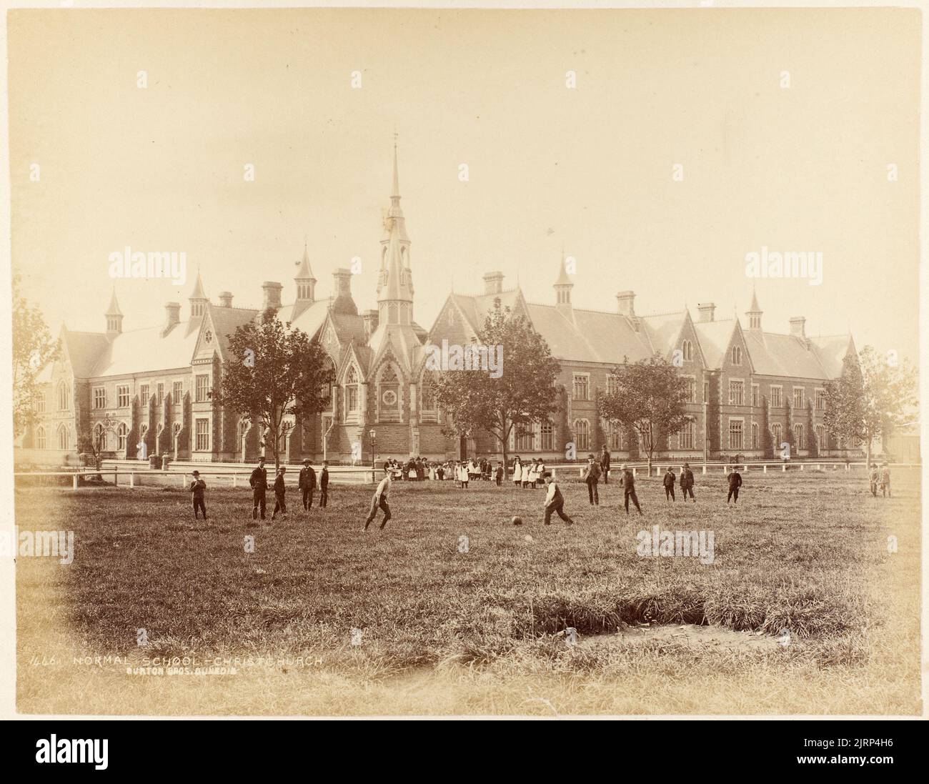 Normal School - Christchurch. From the album: N.Z. Scenery, circa 1882 ...