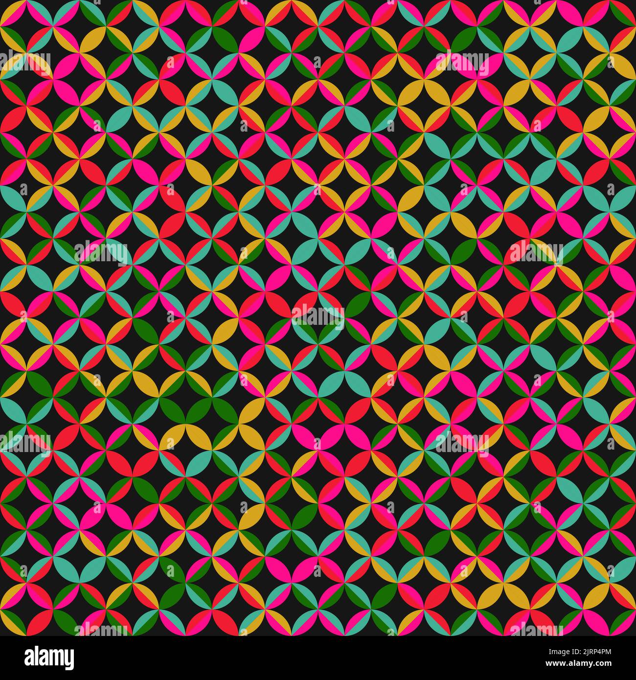 Colorised Rhombuses tiles tessellation pattern illustration Stock ...