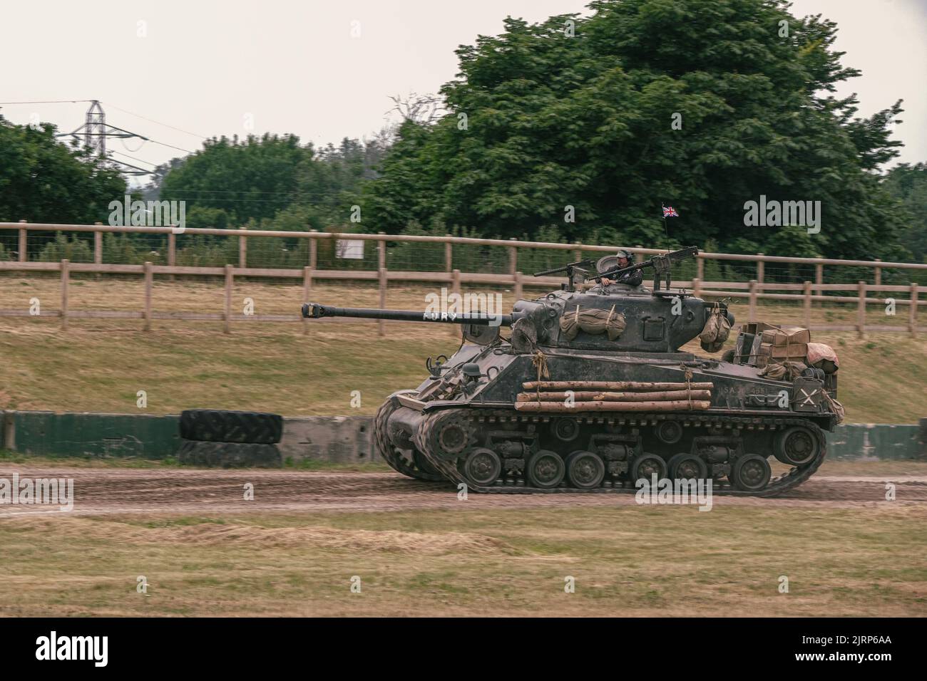 The Sherman WW2 tank at Bovington tank museum Stock Photo - Alamy