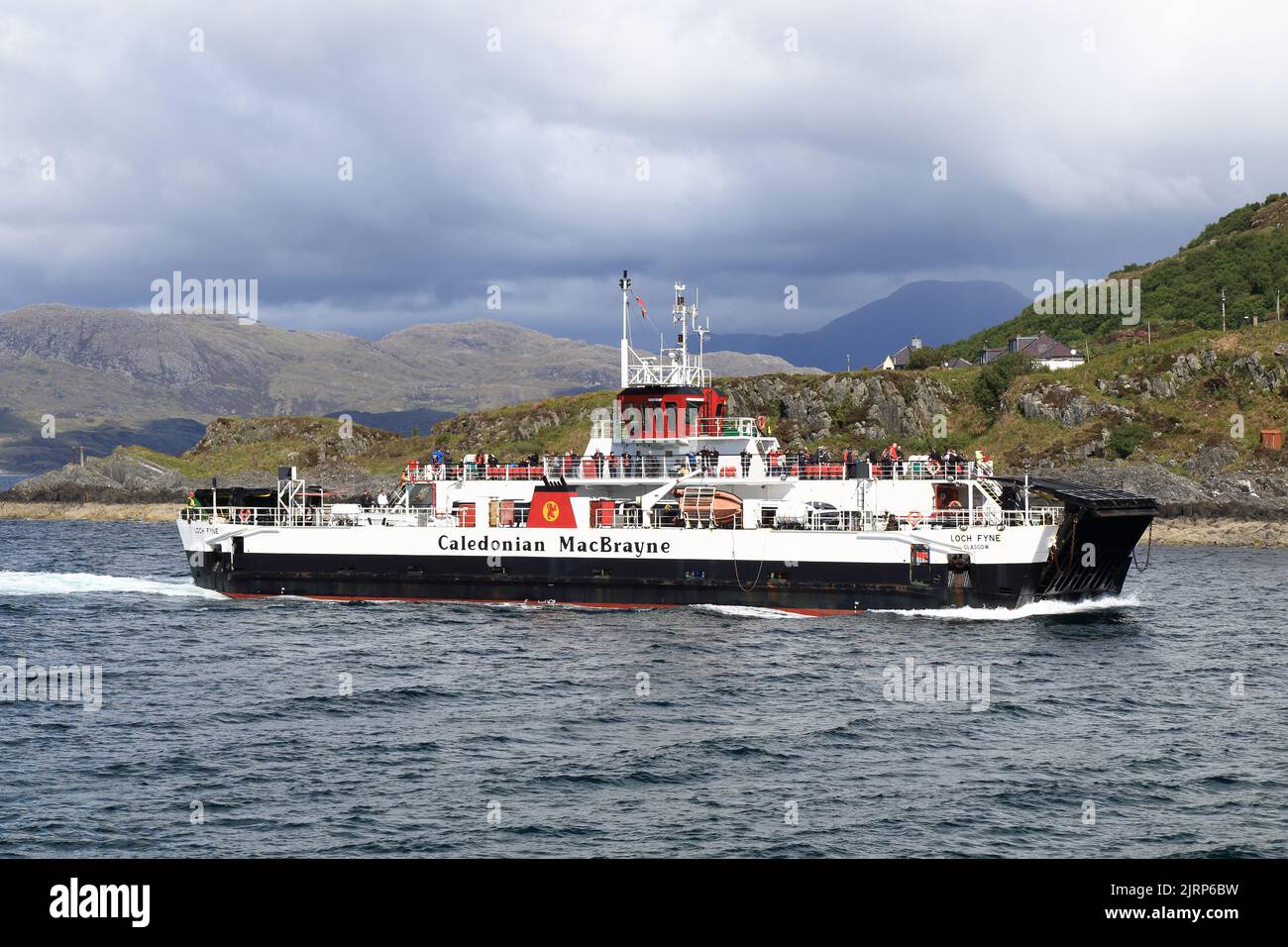MV Loch Fyne, Caledonian MacBrayne car ferry, owned by Caledonian ...