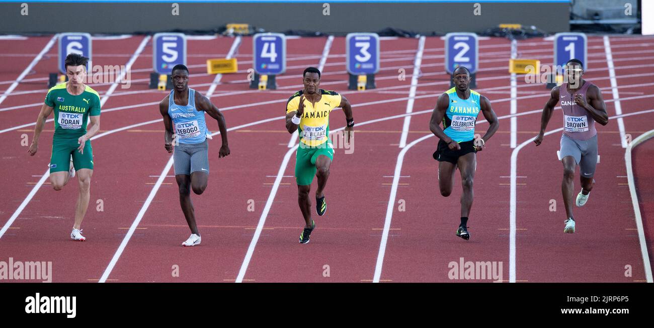 Jake Doran, Letsile Tebogo, Yohan Blake, Samson Colebrooke and Aaron ...