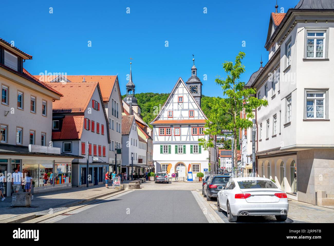 City hall in Kuenzelsau, Germany Stock Photo - Alamy
