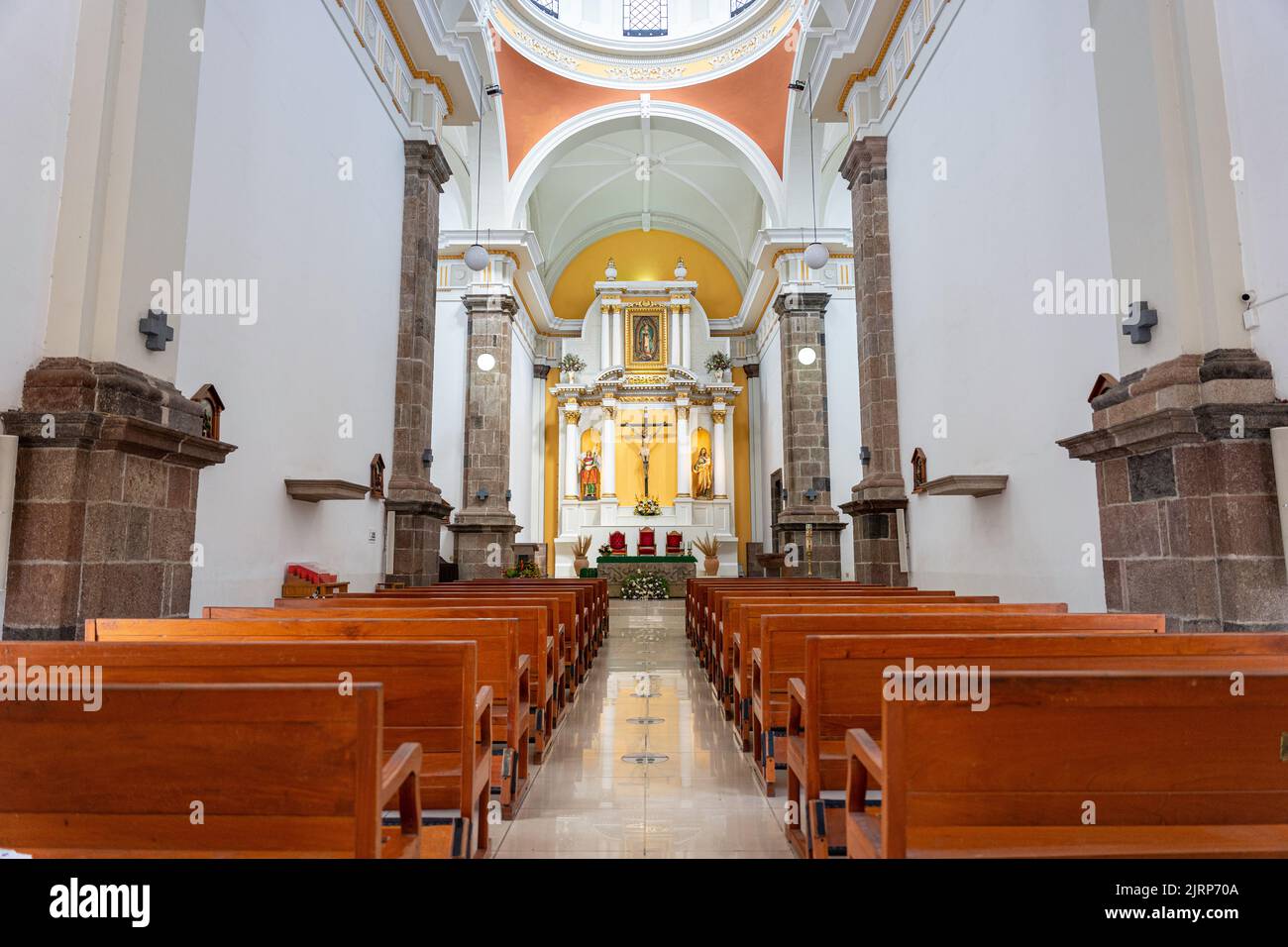 Interior Parish of San Miguel del Espiritu Santo in the magical town of ...