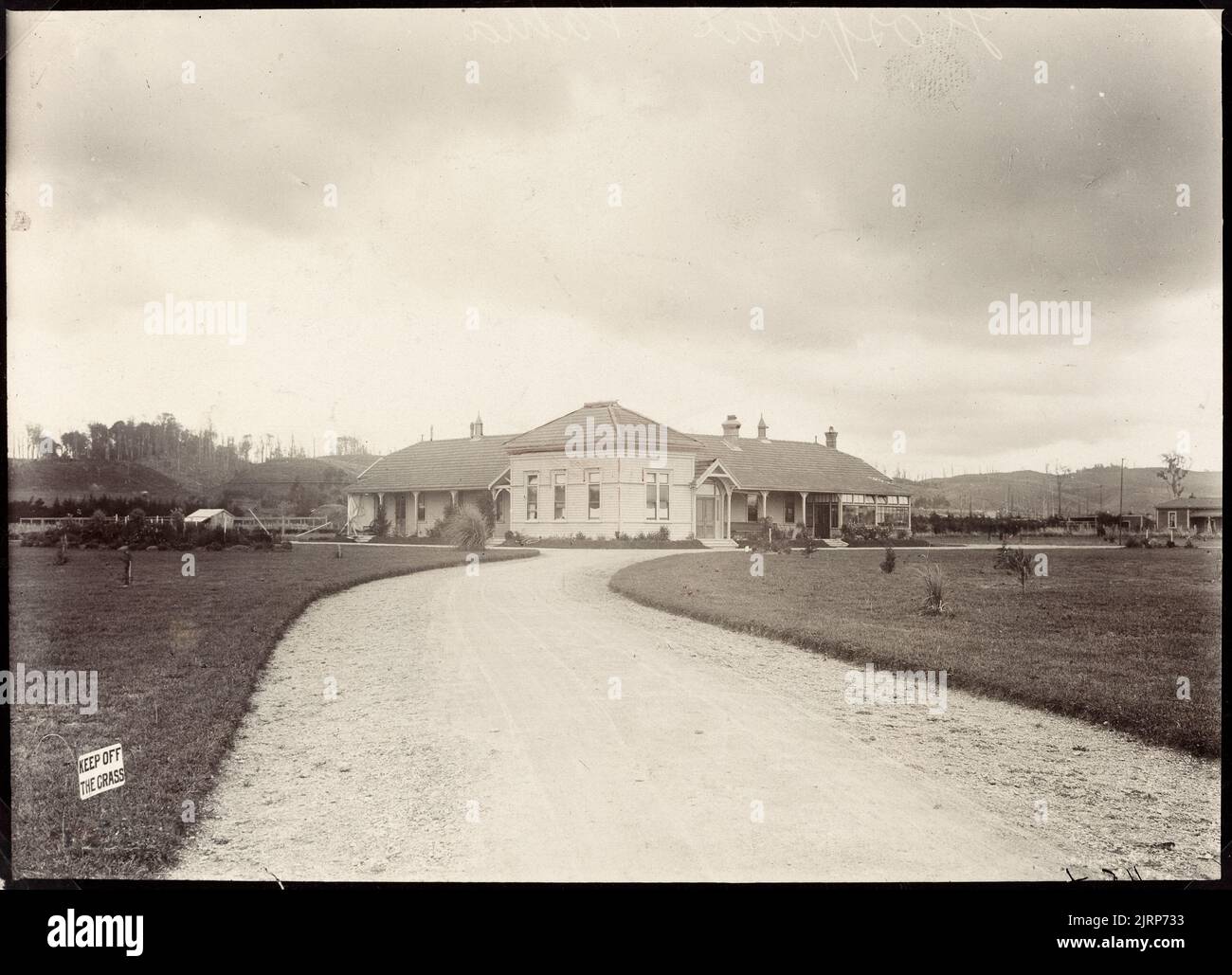 Hospital, Pahiatua, New Zealand, Pahiatua, by Muir & Moodie Stock Photo ...