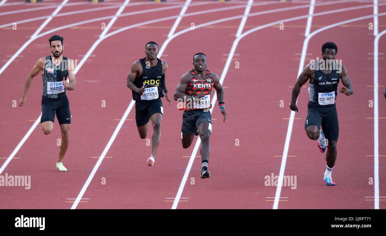 Noureddine Hadid, Lionel Tshimanga Muteba, Ferdinand Omanyala and ...