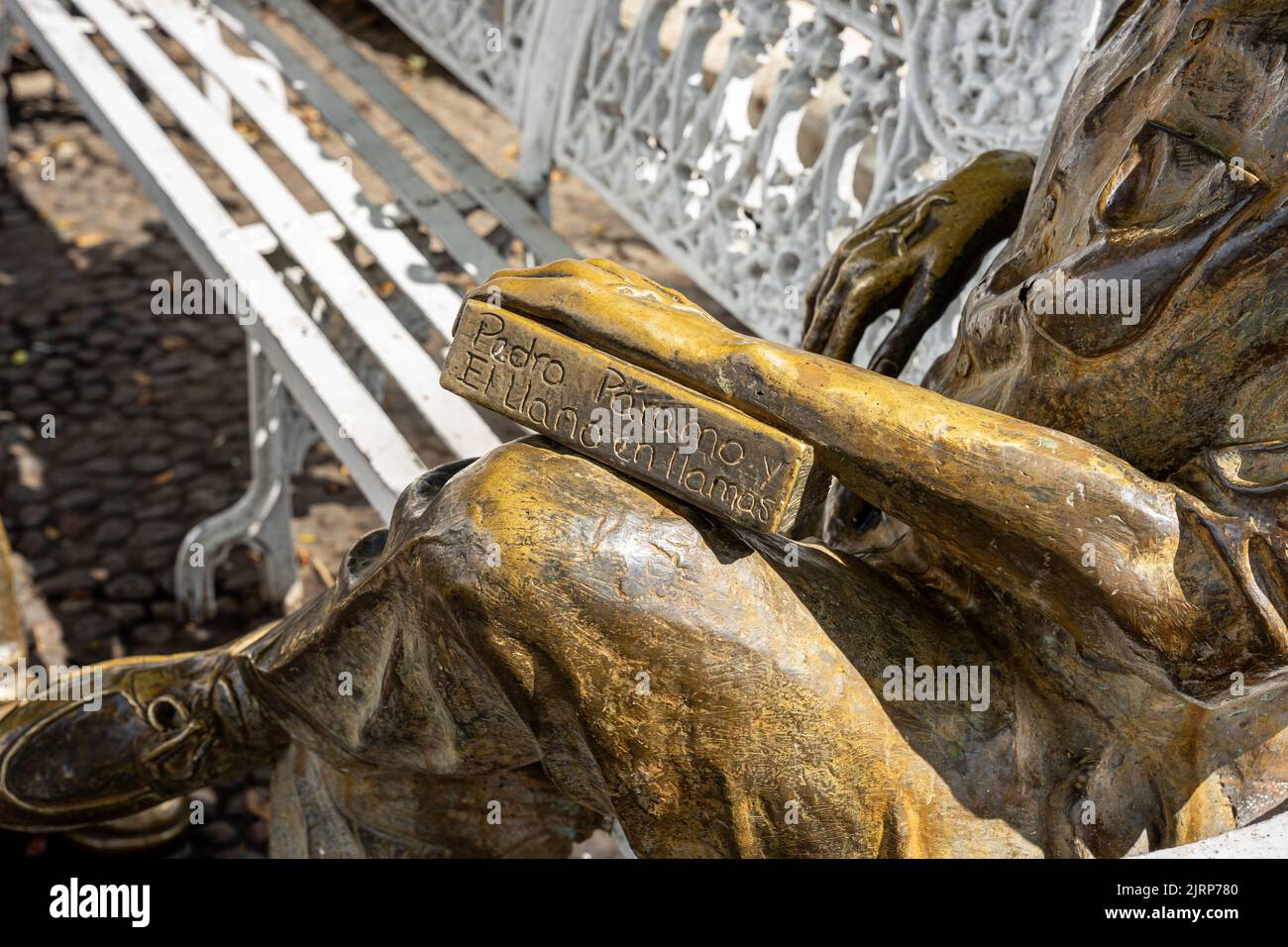 Juan Rulfo mexican writer, playwright monument, sculpture at central ...