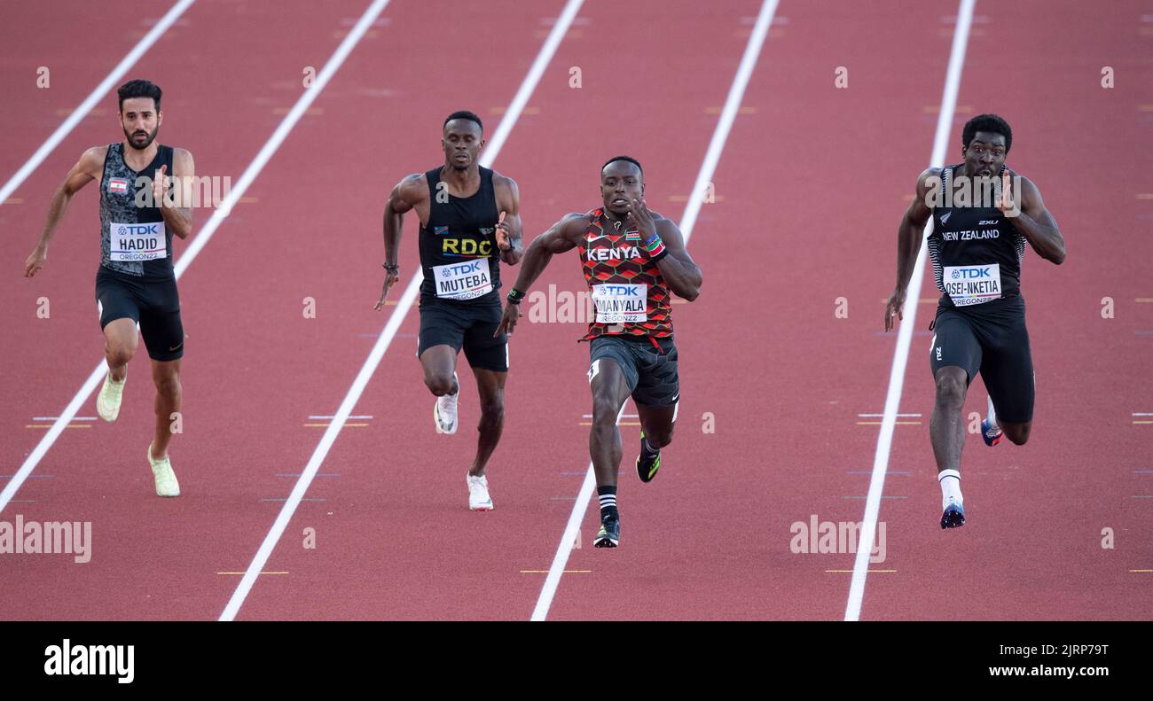 Noureddine Hadid, Lionel Tshimanga Muteba, Ferdinand Omanyala and ...