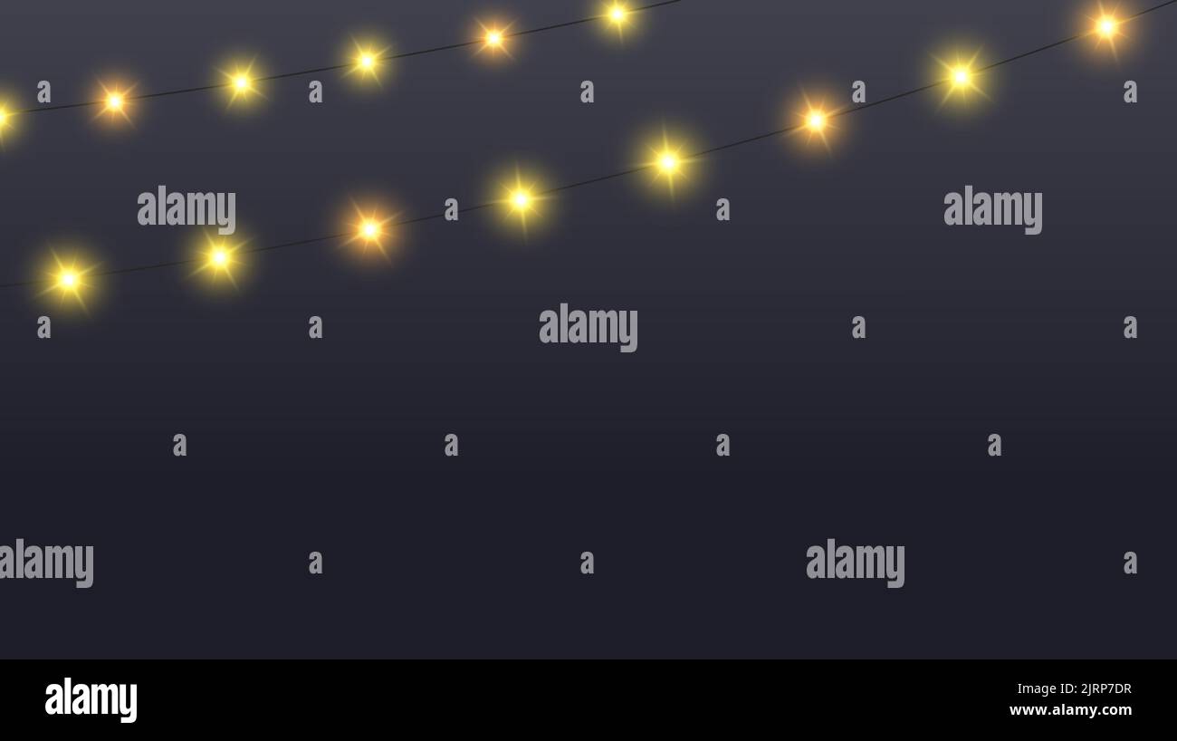 Chain of bulbs Stock Vector Images - Alamy