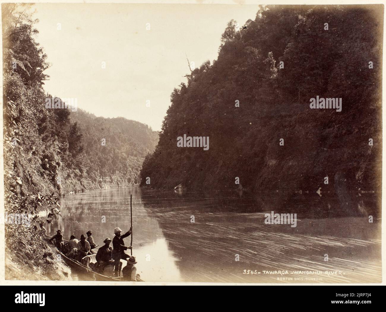 Tawaroa - Wanganui River. From the album: Views of New Zealand Scenery ...