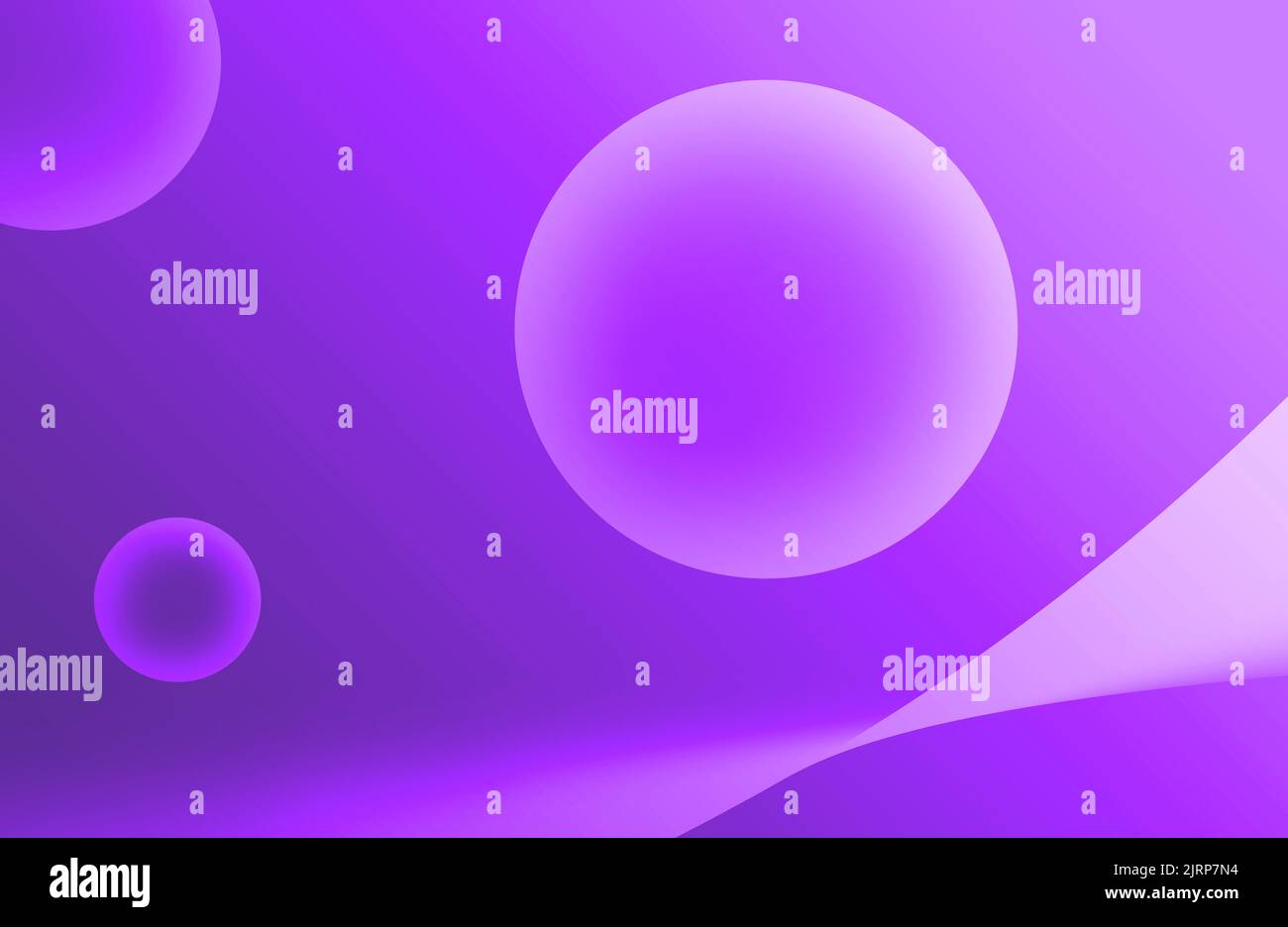 Illustration of Gradient Purple Abstract 3D Various Sized Spheres Stock ...