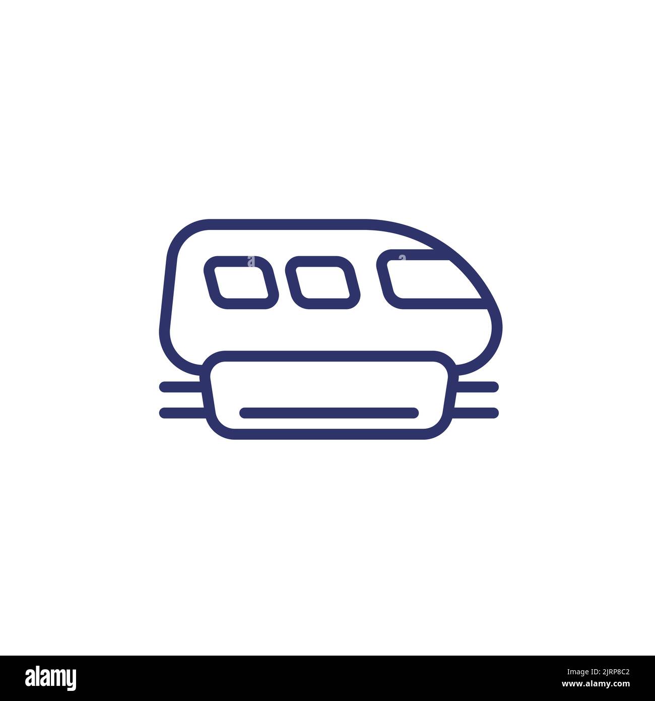 Single line train Stock Vector Images - Alamy