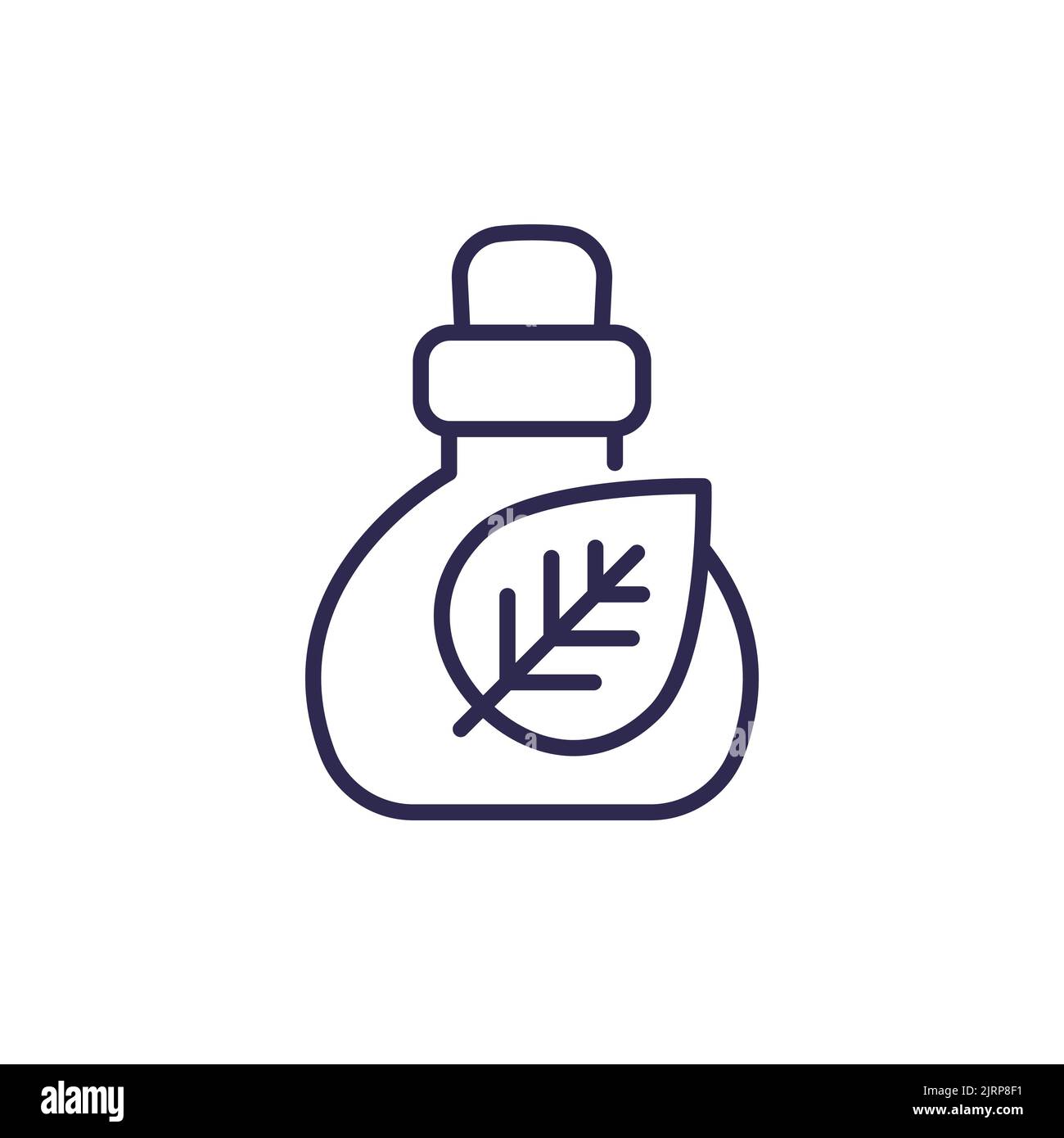 herbal homeopathic medicine, naturopathy line icon Stock Vector Image ...