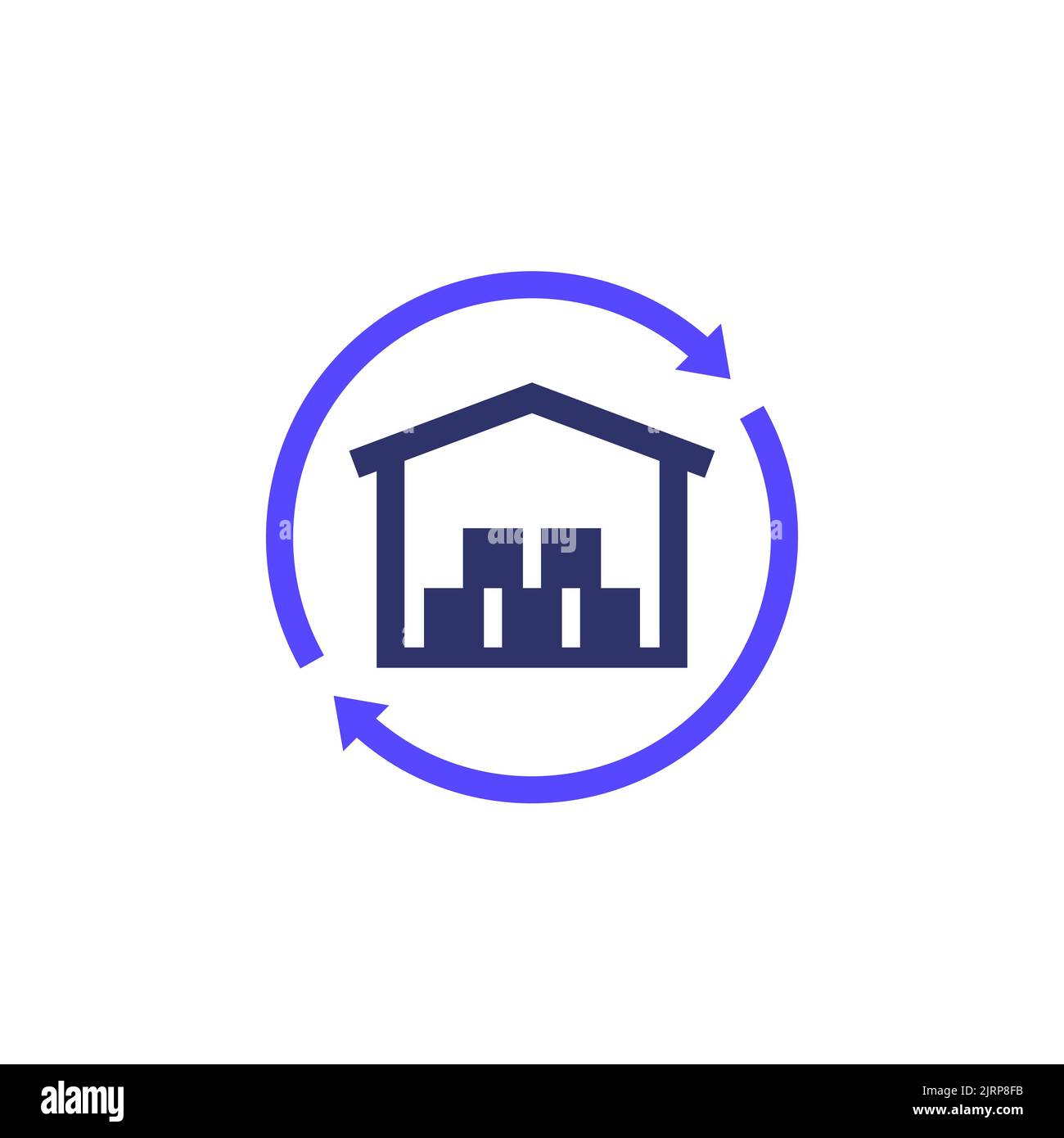 Warehouse icon over Stock Vector Images - Alamy