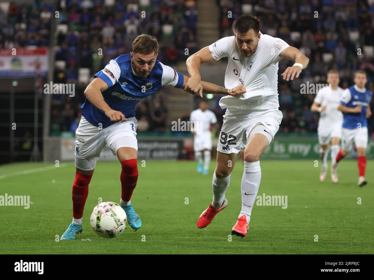 Robbie mcdaid linfield 2022 hi-res stock photography and images - Alamy