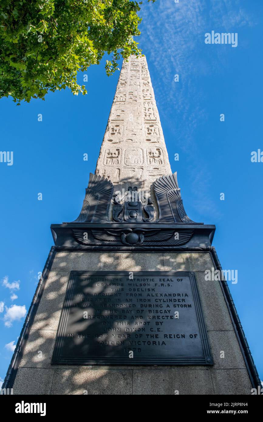 Old cleopatra’s needle hi-res stock photography and images - Alamy
