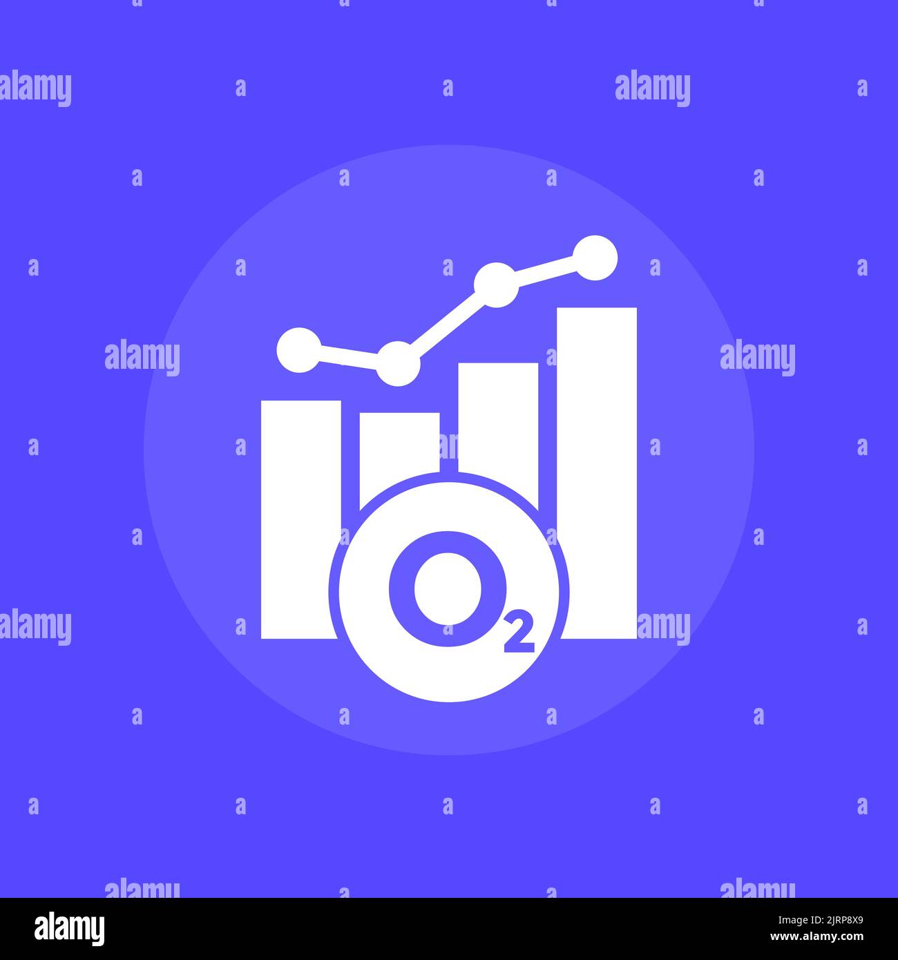 oxygen level icon and a chart Stock Vector Image & Art - Alamy