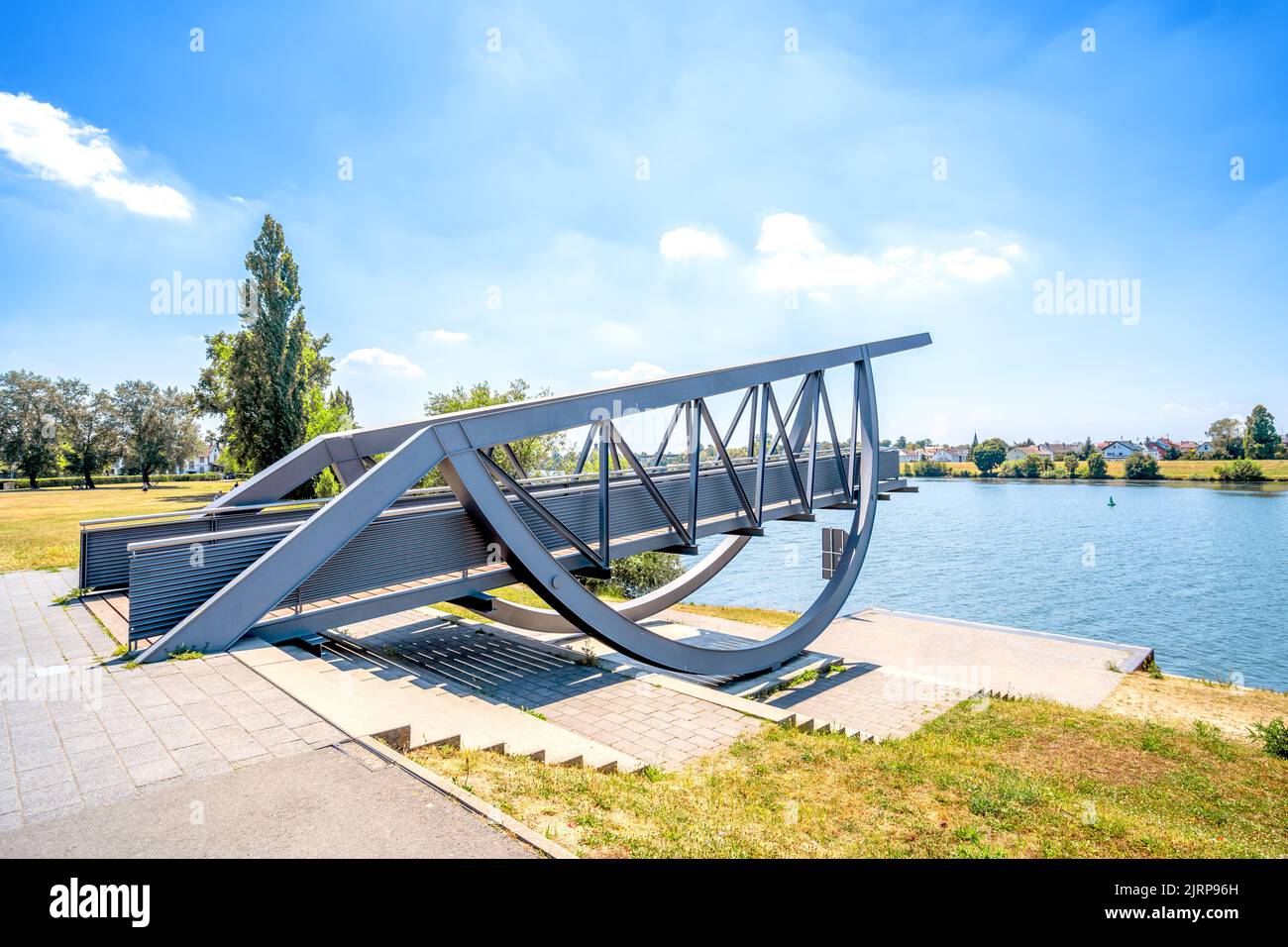 Rhine Promenade of Ladenburg, Germany Stock Photo - Alamy