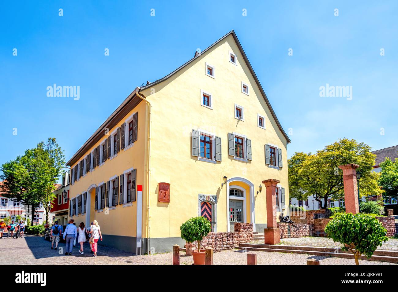 Historical city of Ladenburg, Germany Stock Photo - Alamy