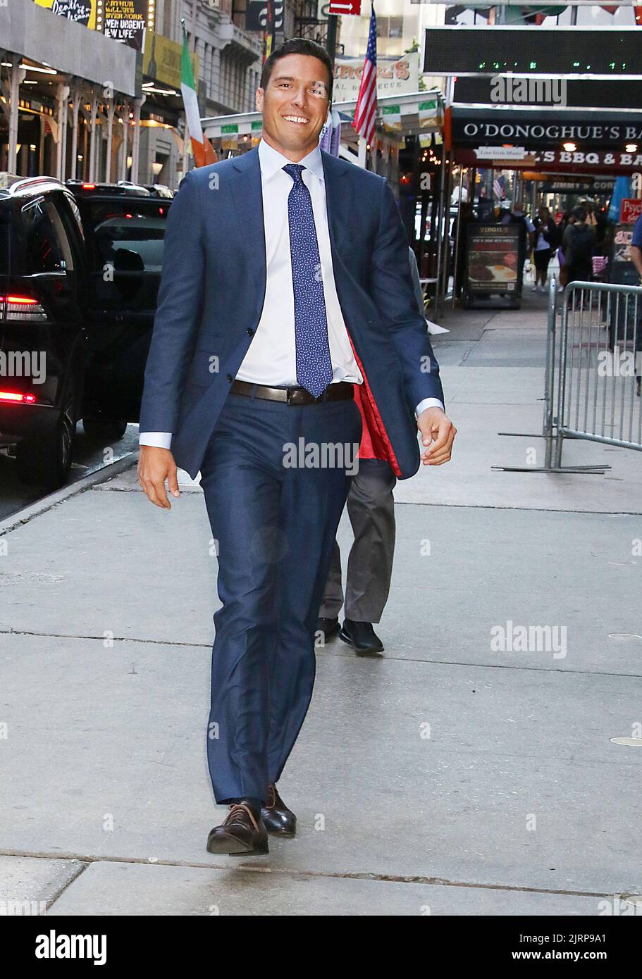 August 25, 2022 Will Reeve on the set of Good Morning America in New ...