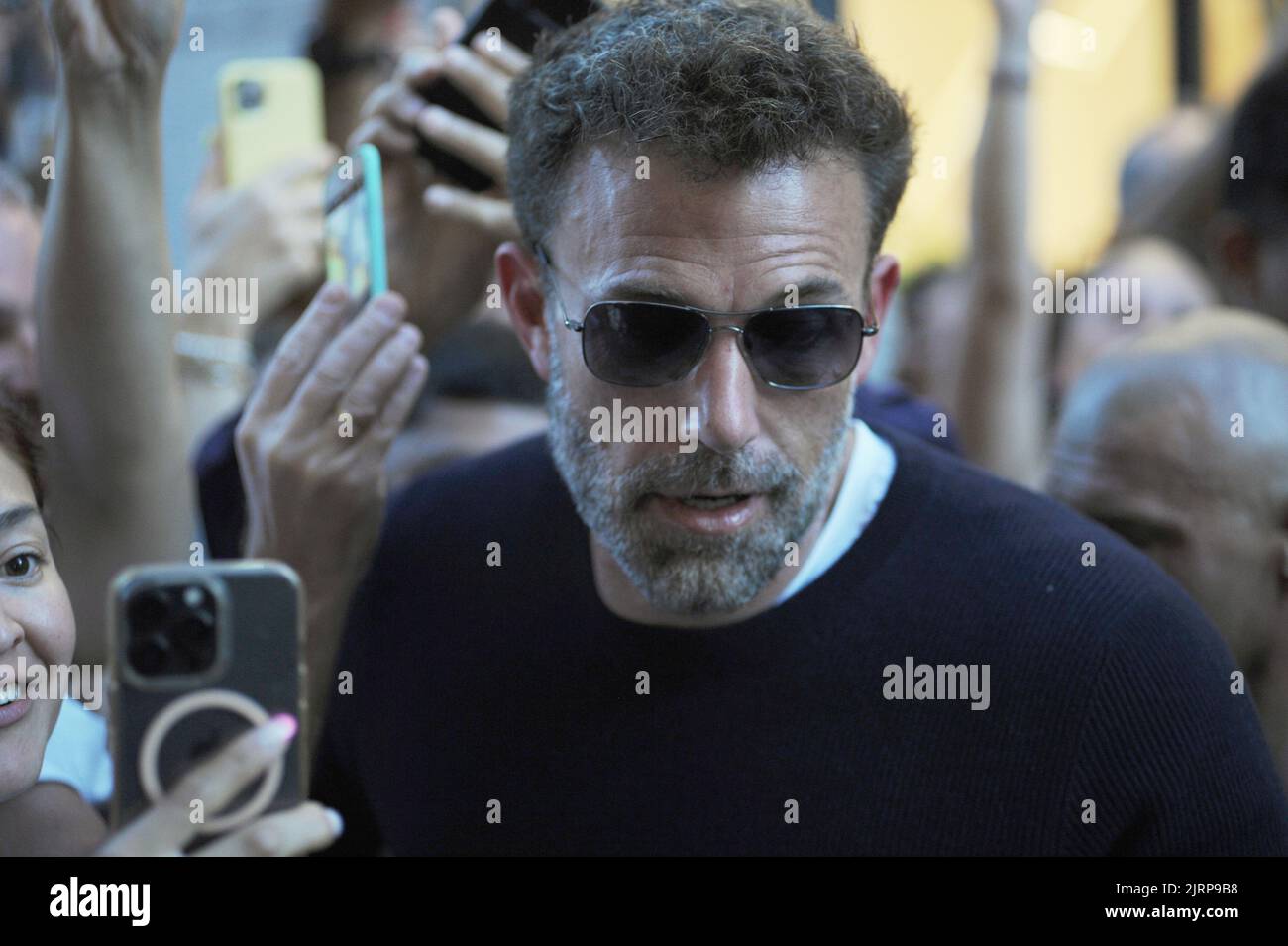 Milan, . 25th Aug, 2022. Milan, 25-08-2022 Jennifer Lopez and her ...