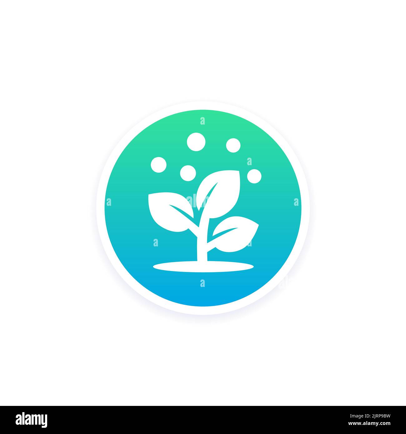 fertilizer and plant vector icon Stock Vector Image & Art - Alamy