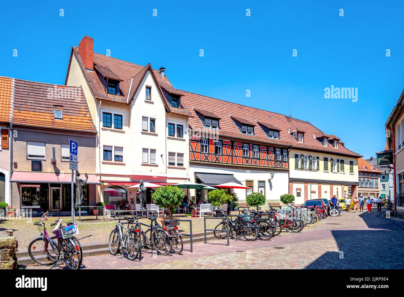 Historical city of Ladenburg, Germany Stock Photo - Alamy