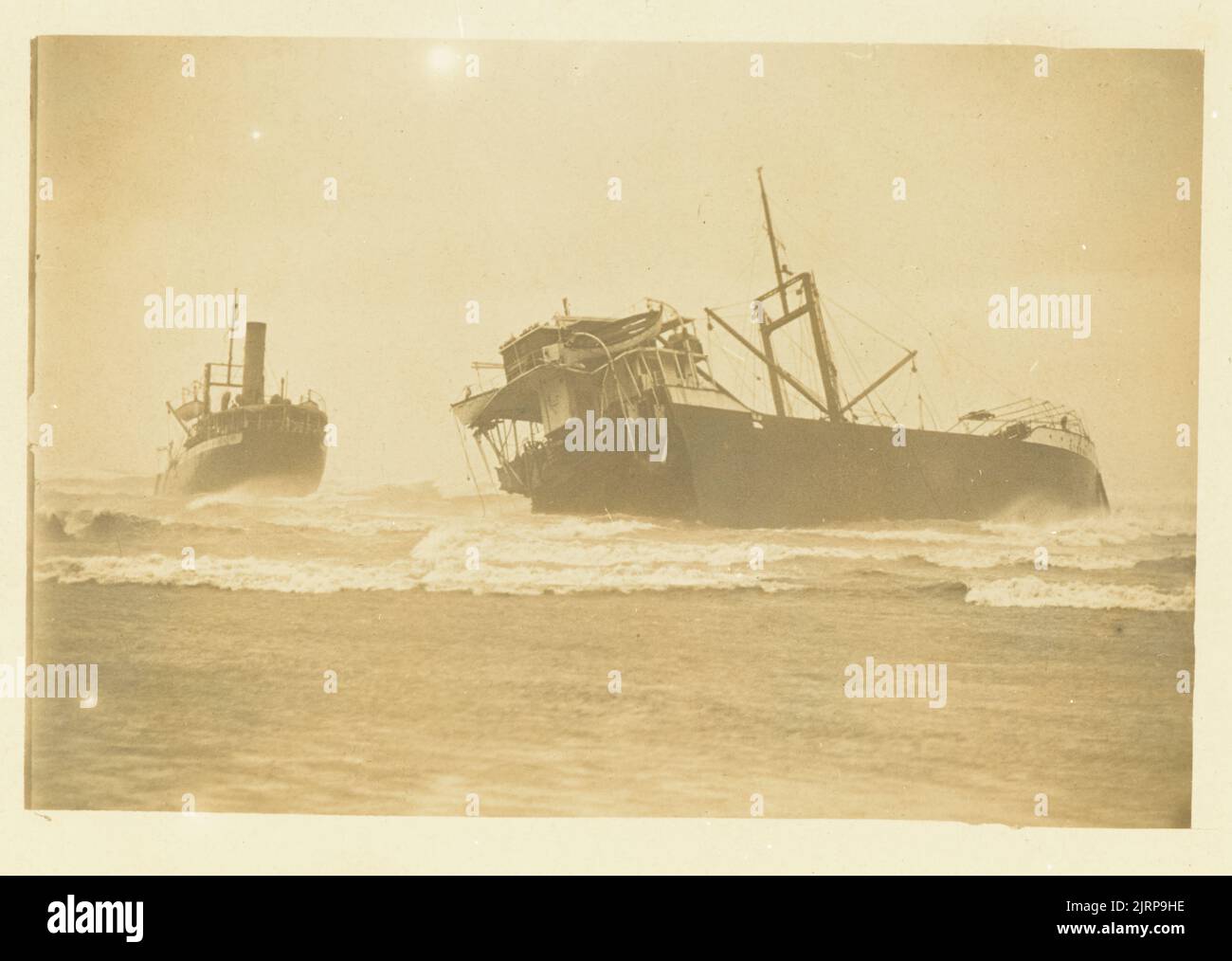 Wreck of Cyrena, Castlecliff. From the album: Skerman family album ...