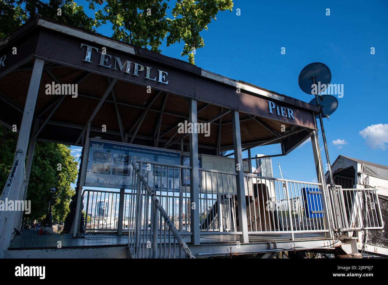 Temple Pier, London Stock Photo - Alamy