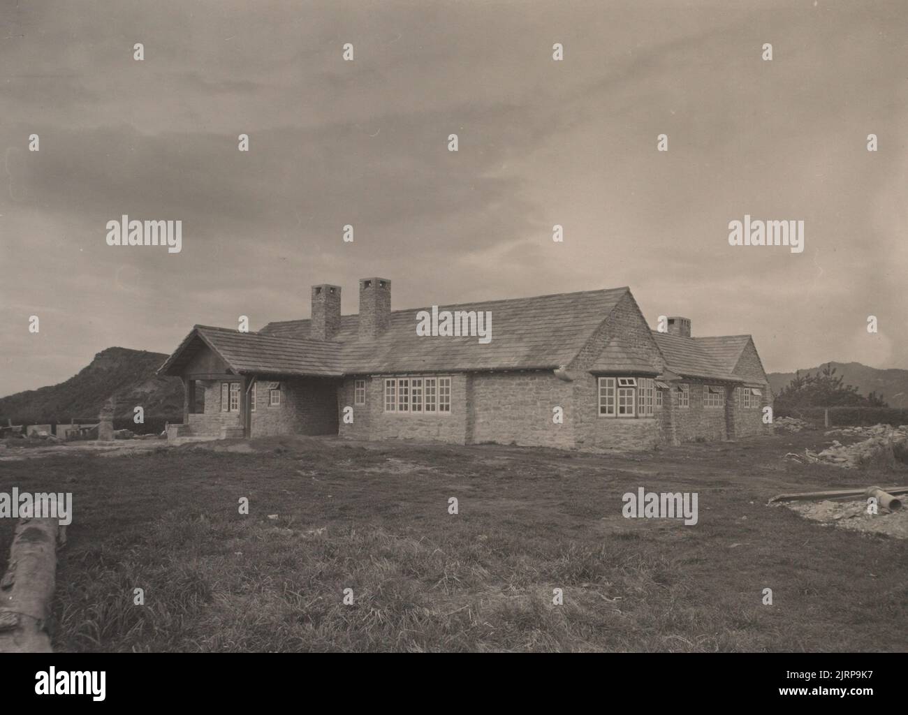 Wilkinson House - Exterior View, 1920s, Taranaki, by J.W. Chapman ...