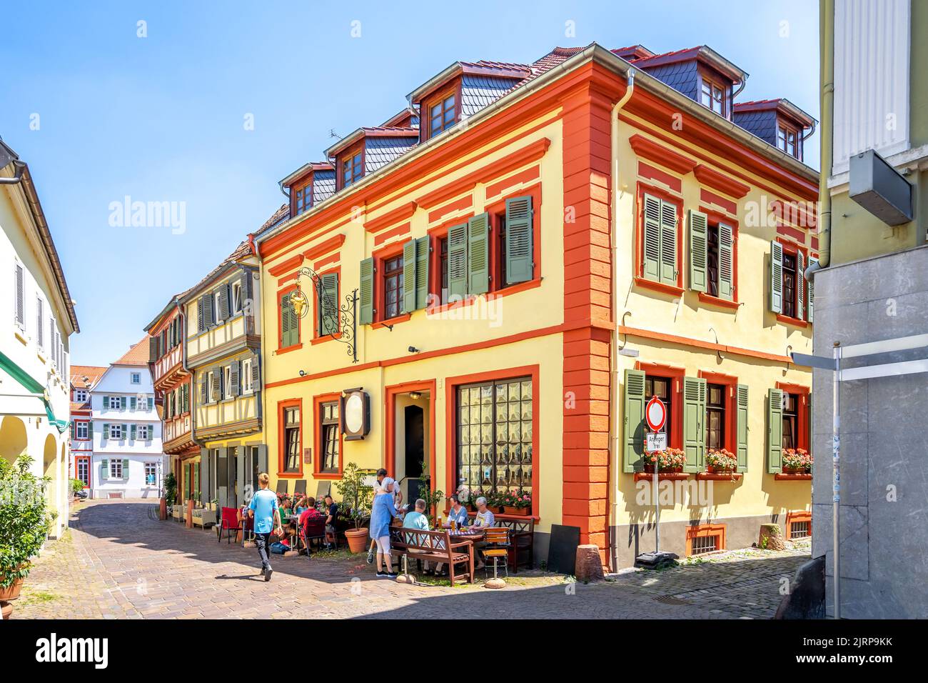 Historical city of Ladenburg, Germany Stock Photo - Alamy