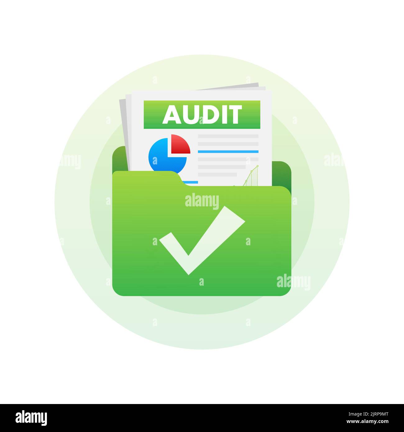 Auditing concepts. Tax process. Data analysis result. Vector stock ...