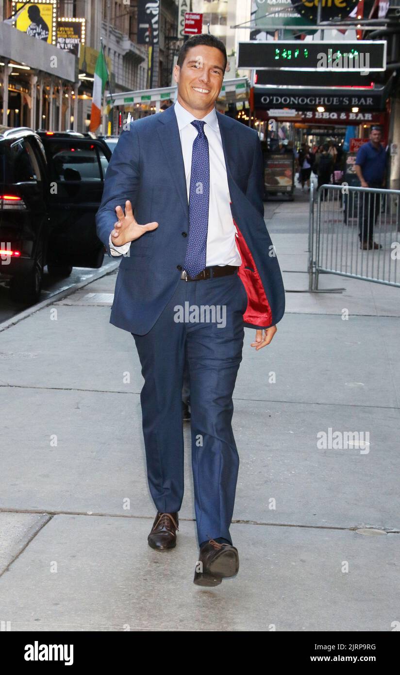 August 25, 2022 Will Reeve on the set of Good Morning America in New ...