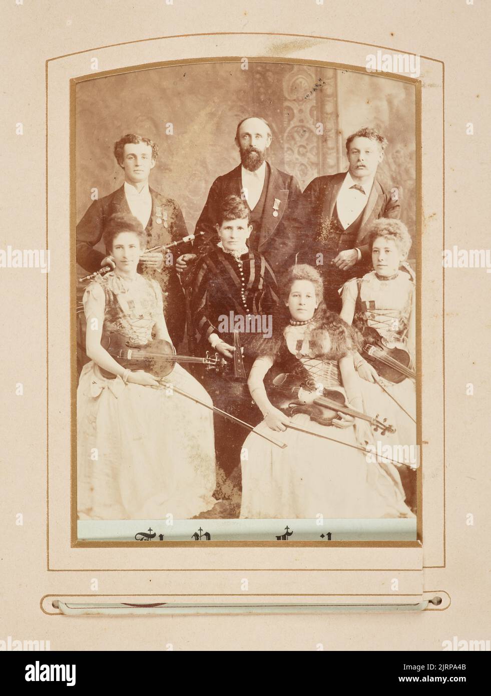 The Payne family. From the album: Oliver family album, 1884-1890 ...